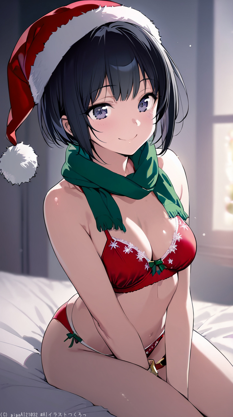 クリスマス終わっちゃったね♡ | ゃ㈒㏸︎︎︎︎giga @AIイラスト術師 | イロミライ（ベータ）-iromirai-AIイラスト・AIフォト・AIグラビア専用の投稿サイト-