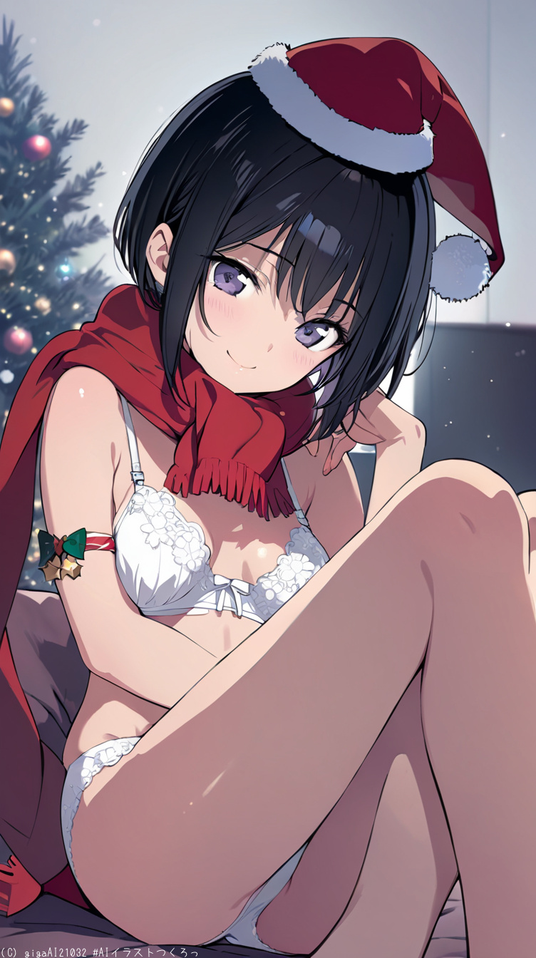 クリスマス終わっちゃったね♡ | ゃ㈒㏸︎︎︎︎giga @AIイラスト術師 | イロミライ（ベータ）-iromirai-AIイラスト・AIフォト・AIグラビア専用の投稿サイト-