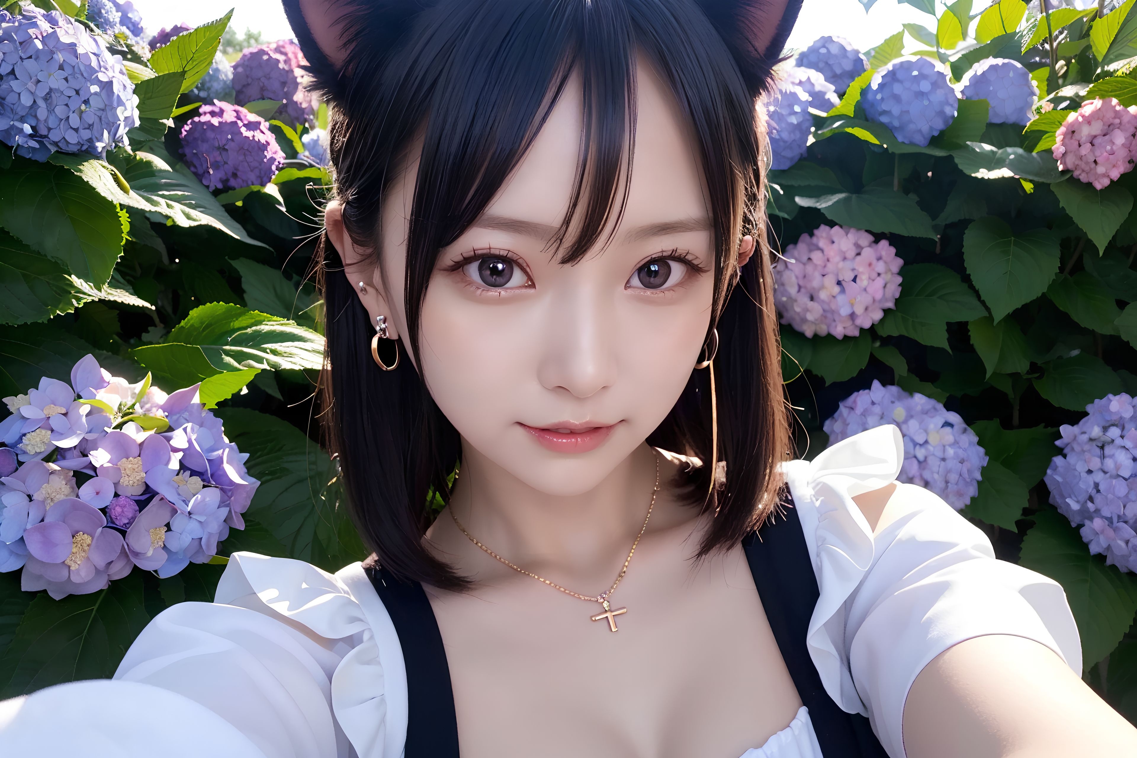 ネコ耳メイド美少女 | poruru | イロミライ（ベータ）-iromirai-AIイラスト・AIフォト・AIグラビア専用の投稿サイト-