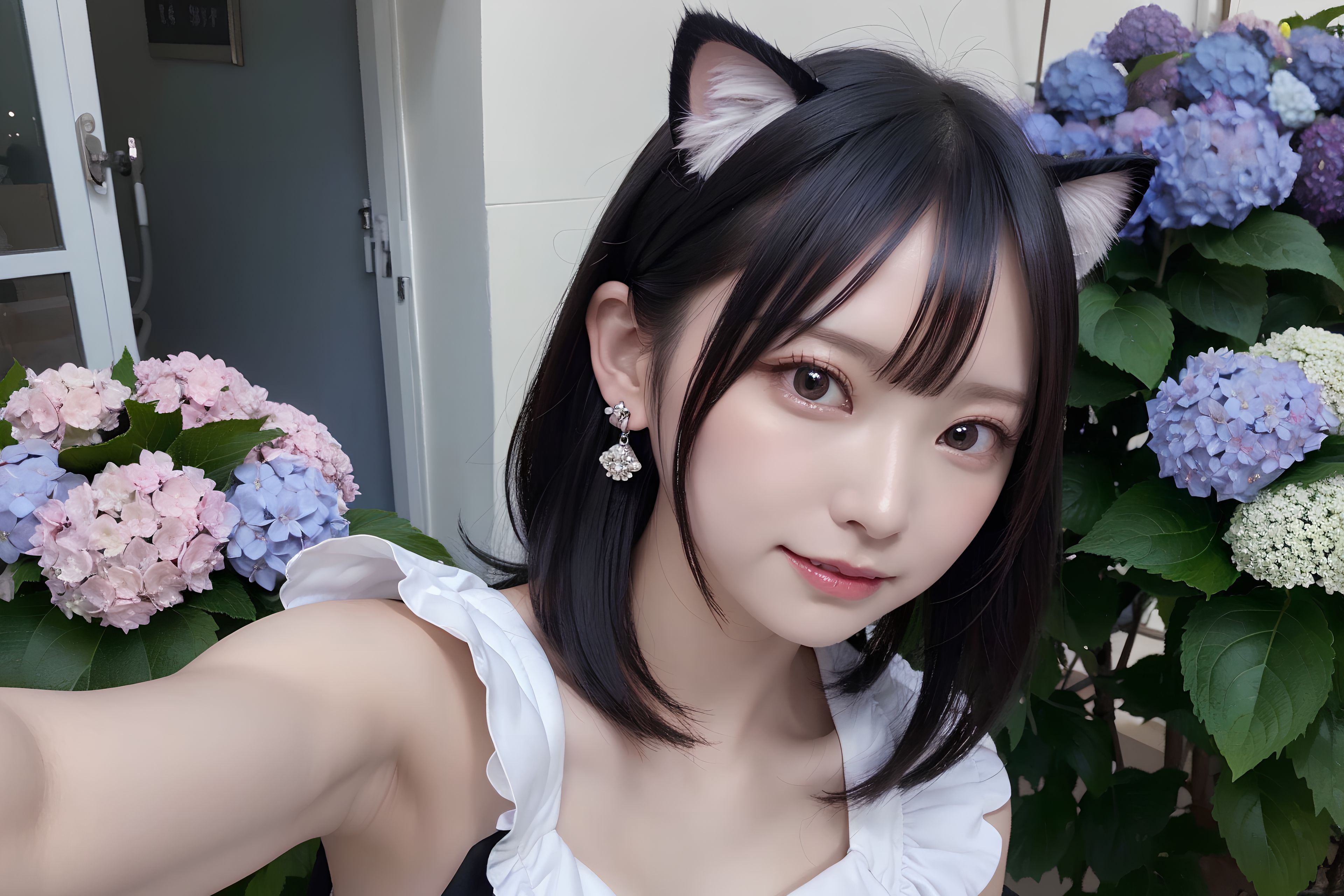 ネコ耳メイド美少女 | poruru | イロミライ（ベータ）-iromirai-AIイラスト・AIフォト・AIグラビア専用の投稿サイト-