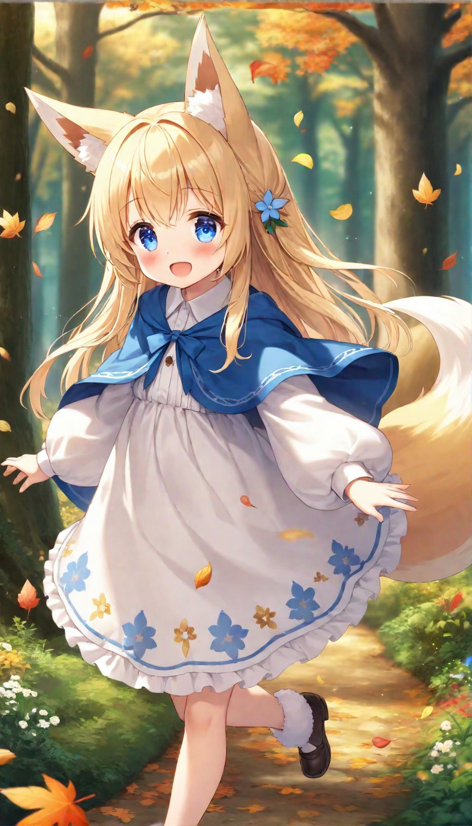 森のきつねっこ | 永久 | イロミライ（ベータ）-iromirai-AIイラスト・AIフォト・AIグラビア専用の投稿サイト-