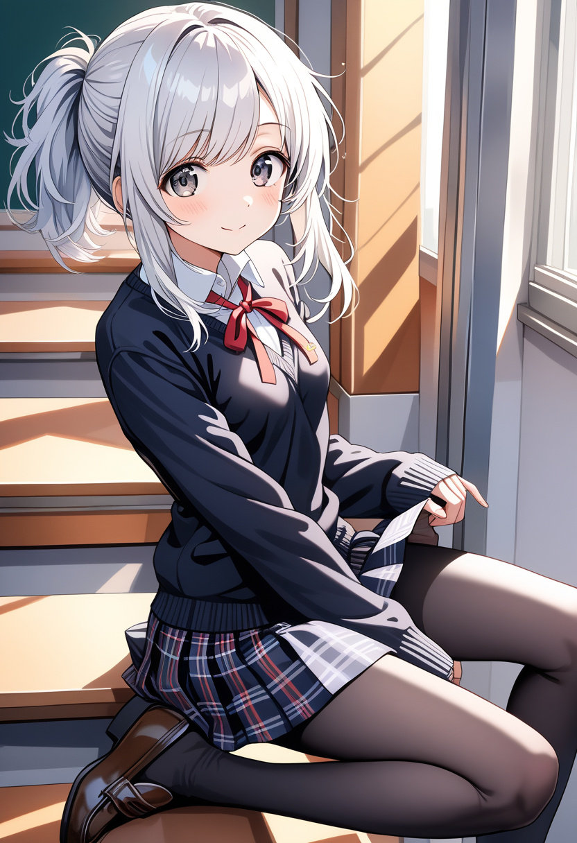 制服 | 鳴海るみ | イロミライ（ベータ）-iromirai-AIイラスト・AIフォト・AIグラビア専用の投稿サイト-