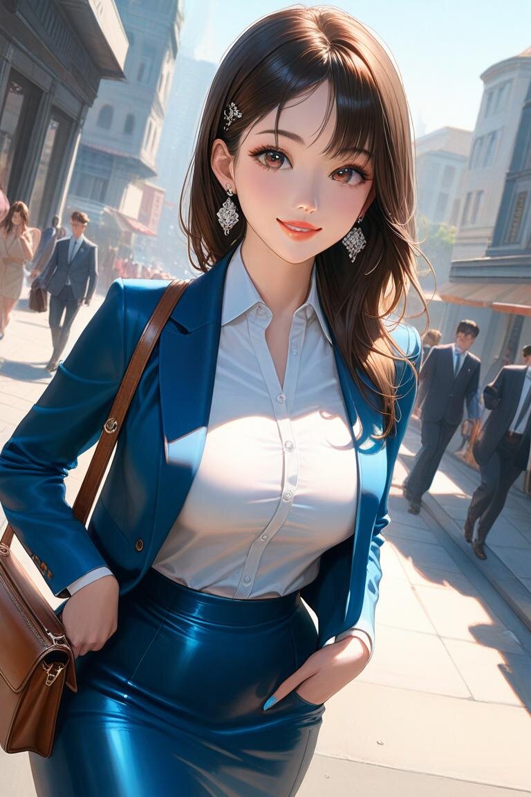 OL | RRRyu | イロミライ（ベータ）-iromirai-AIイラスト・AIフォト・AIグラビア専用の投稿サイト-